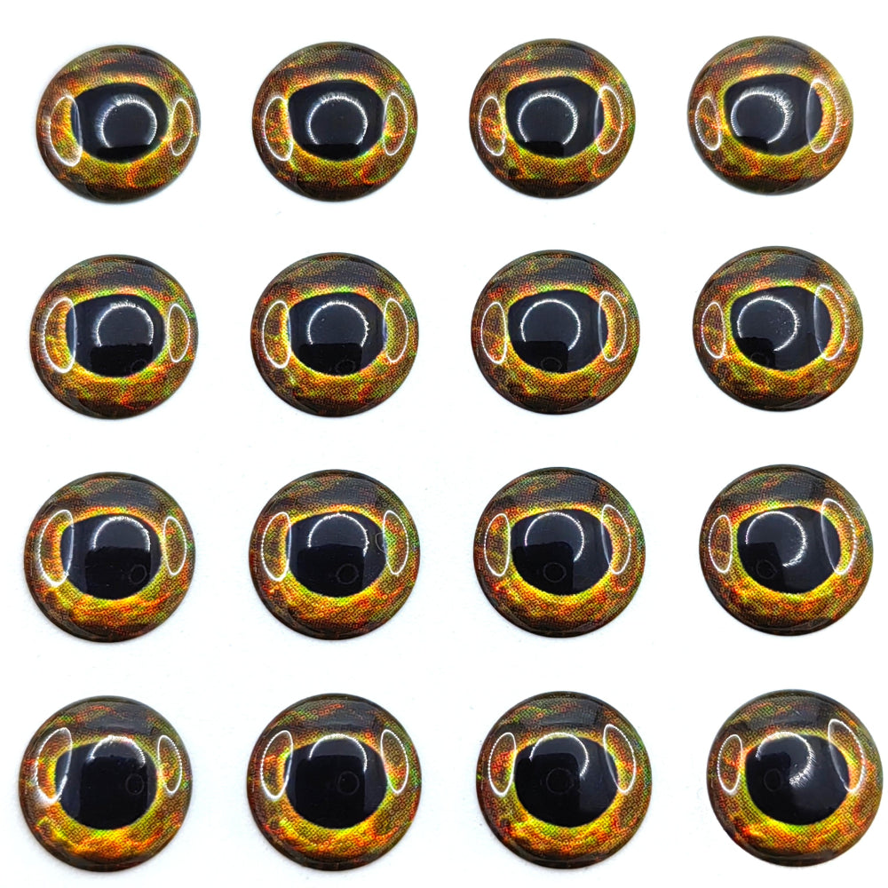 3D Fishing Lure Eyes - Realistic Brown Fish Lure Eyes – Custom Lure Online