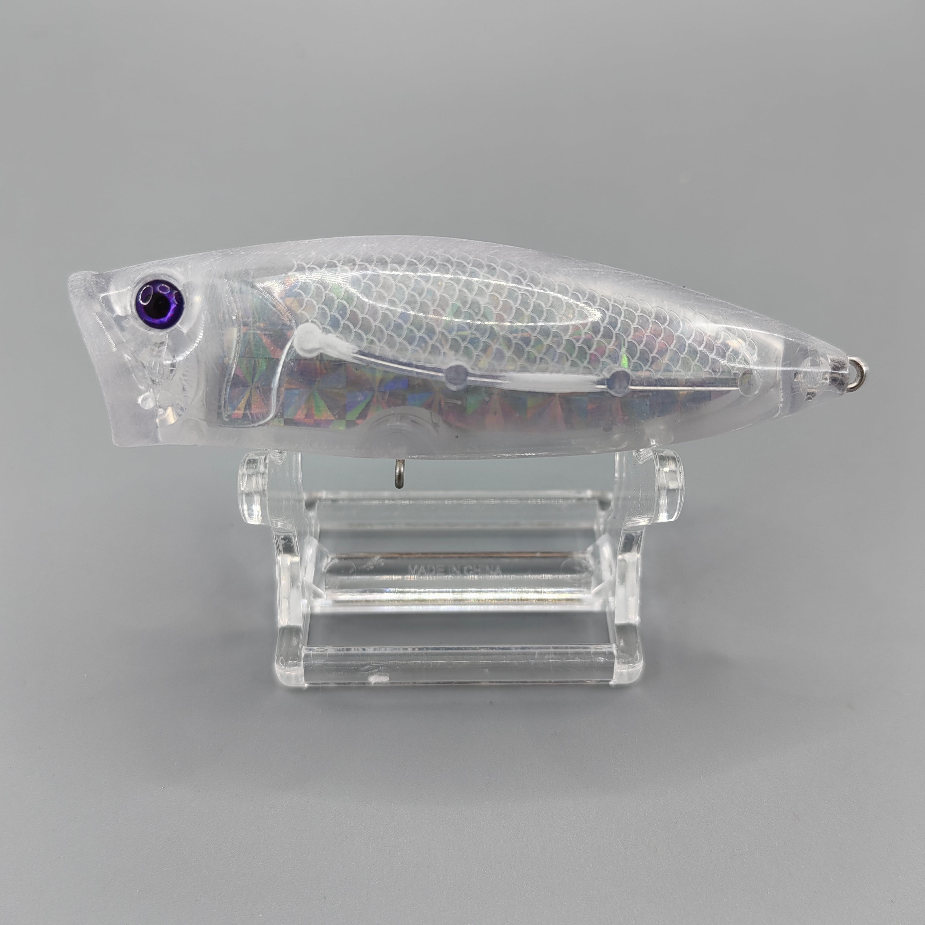 80mm Holographic Pencil Blanks - Topwater Blank Fishing Lures – Custom ...